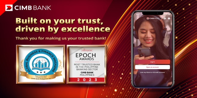 CIMB Bank PH Secures Two 'Most Trusted Bank' Accolades in Latest Awards ...