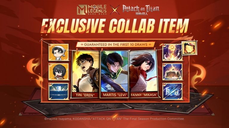 Gather, Scout Regiments! Mobile Legends: Bang Bang x Attack on Titan ...