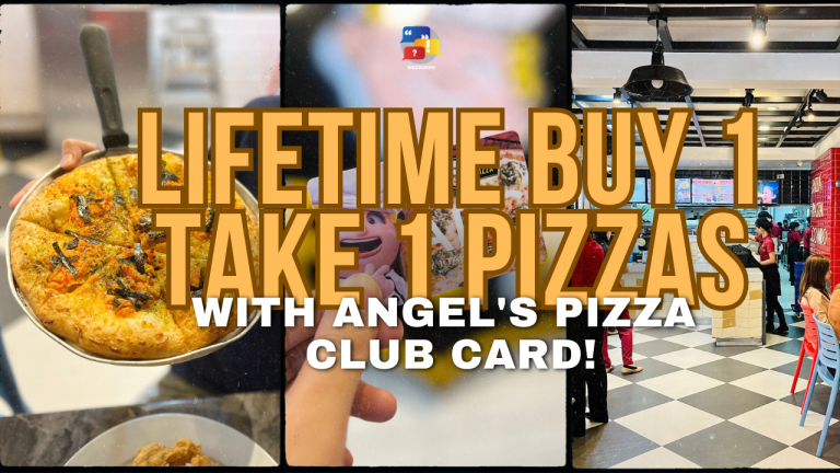 Get Your Angel's Pizza Club Card for Lifetime Buy 1 Take 1 Pizzas!