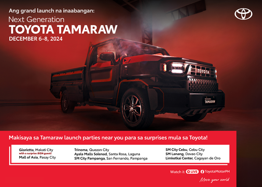 Experience the Future: Toyota Philippines Launches All-New Tamaraw