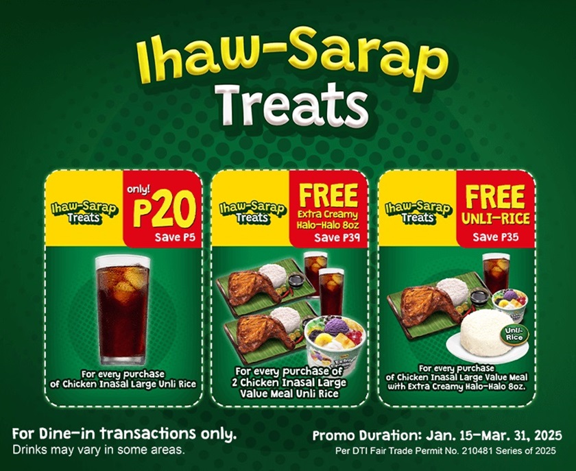 Mang Inasal Kicks Off 2025 with Exciting New Combos and Promos!