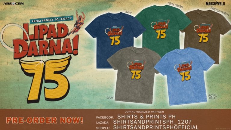 Darna 75th Commemorative Shirts Released by ABS-CBN