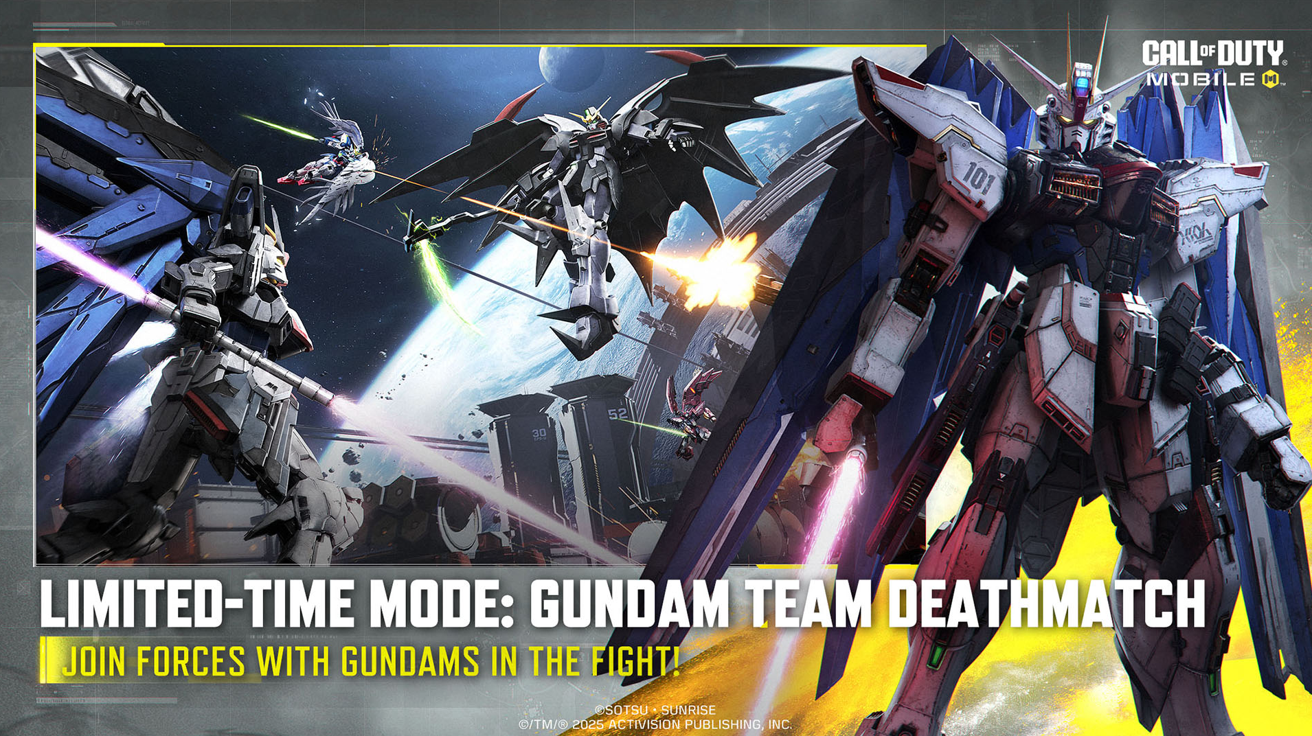 Gundams Invade Call of Duty®: Mobile – Garena in Season 6: "Gundams Arrive"