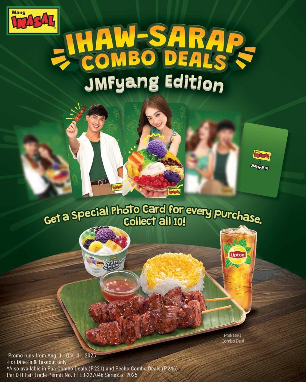 Mang Inasal Unveils JMFyang Edition Combo Meals With Free Exclusive ...