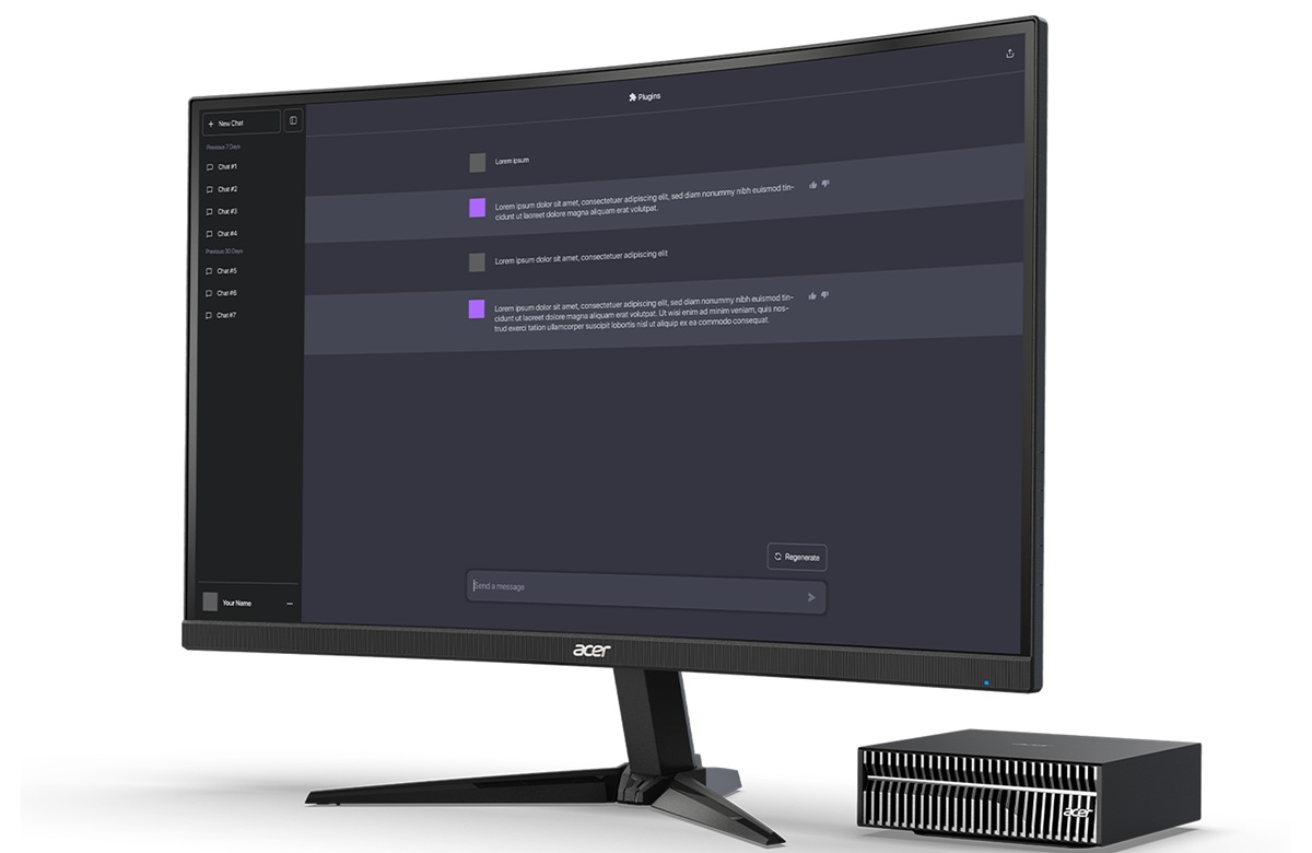 Acer Unveils Veriton GN100 AI Mini Workstation: Big AI Power in a ...