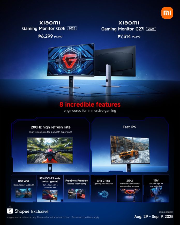 Xiaomi Launches New Gaming Monitors in the Philippines