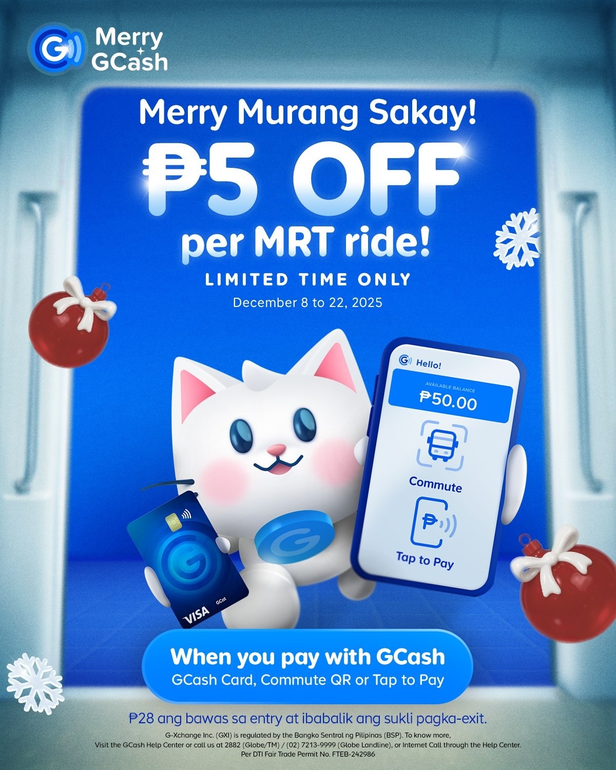 Scan & Save: Get Discounted MRT-3 Rides via GCash Now